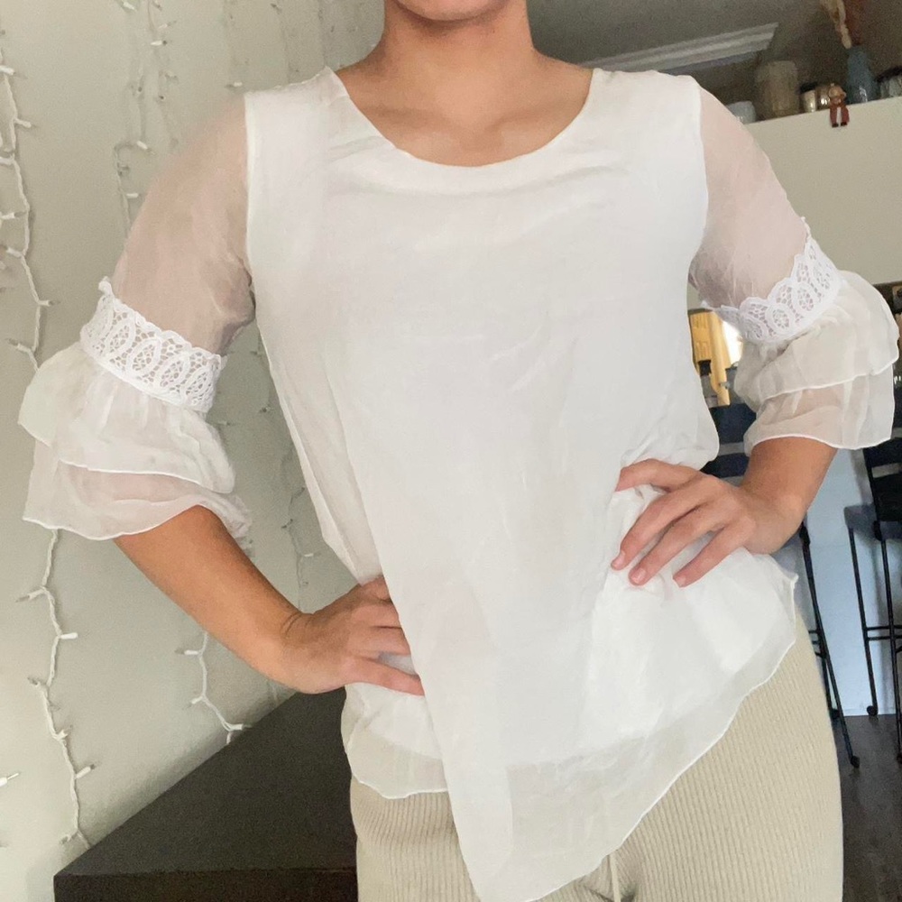 Tendenze Silk Blouse Made In Italy - Gem